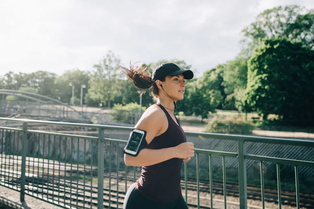 6 hardloopbanden met telefoonhouder voor tijdens het hardlopen