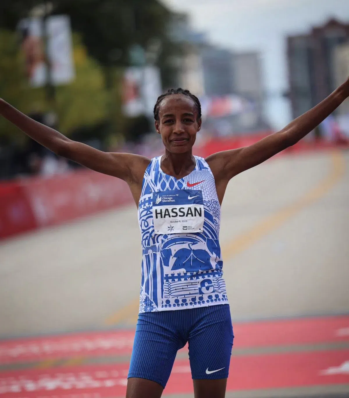 Sifan Hassan wint Chicago Marathon in Europees record.