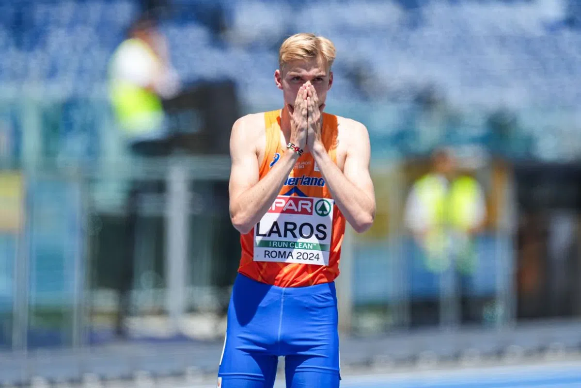 Niels Laros niet door naar halve finale 800m