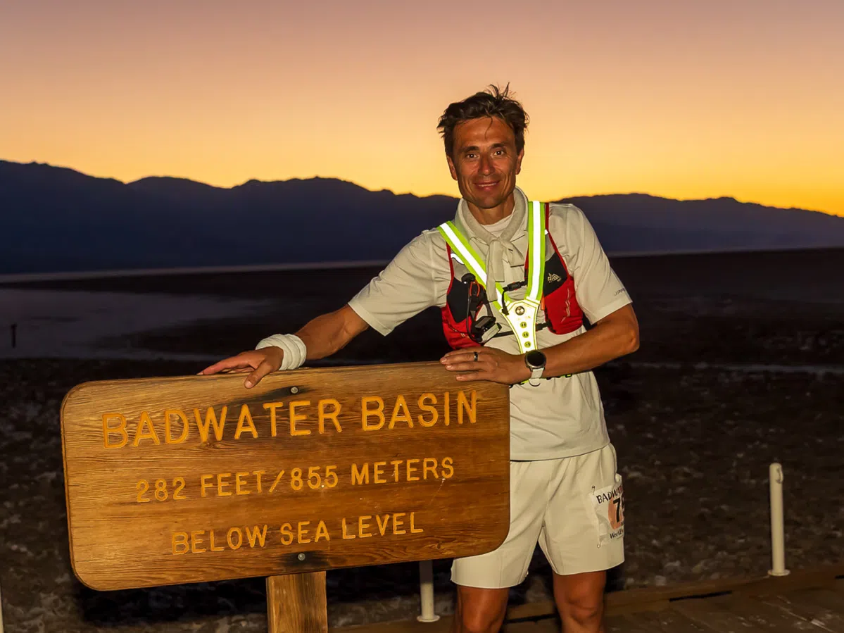 Ultraloper David van den Bossche voltooide Badwater 135